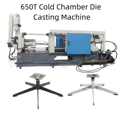 China 650T Cold Chamber Die Casting Machine for Precision Aluminum 5-Star Office Chair Bases for sale