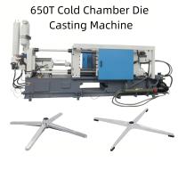 China 650T Cold Chamber Die Casting Machine Chair Bases Machine ADC12 Office Chair Leg Base Machine for sale