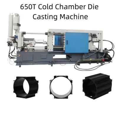 China Aluminum Alloy Cold Chamber Die Casting Machine for ADC12 E‑Motor Cooling Housing Casting for sale