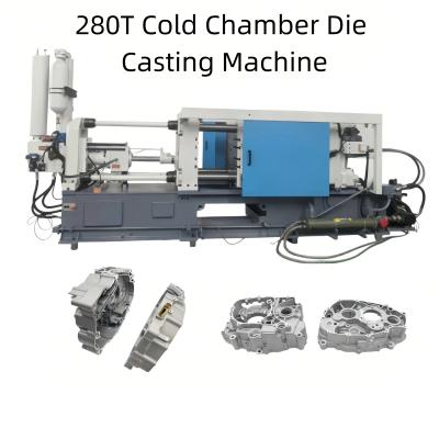 China Aluminum Alloy Cold Chamber Die Casting Machine Motorcycle Crankcase Side Cover Machine for sale