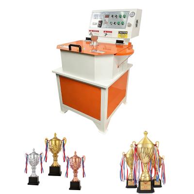 China Zinc Alloy Award Trophy Spin Casting Machine Metal Trophy Casting Machine for School Student Employee Competitions for sale