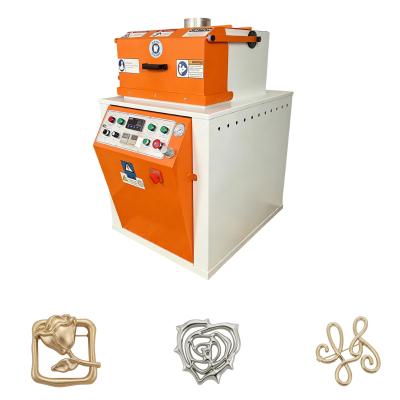 China Semi-automatic Spin Casting Machine for Suit Collar Decorative Fastener Metal Crafts Fashion Accessories Production Machine for sale
