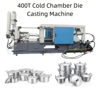 China 400T Cold Chamber Die Casting Machine for Die-Cast Aluminum Stock Pot & Casserole Stew Pot Production for sale