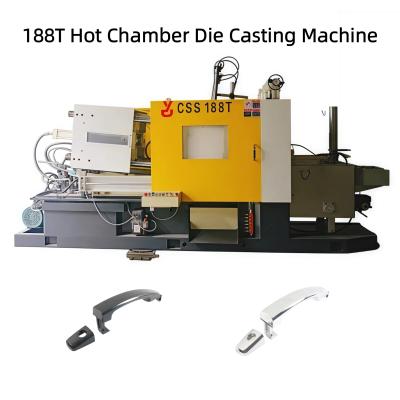 China HPDC 188T Hot Chamber Die Casting Machine for High-Strength Zinc Alloy Car Door Pull Handle for sale