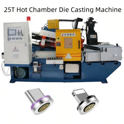 China Hot Chamber Die Casting Machine Zamak Magnetic Cable Connector Shell Manufacturing Equipment for sale