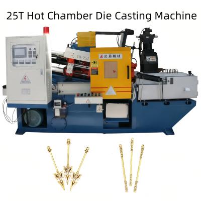 China Hot Chamber Die Casting Machine for Plating-Grade Zinc Alloy Cartoon Weapon Keychain Manufacturing for sale