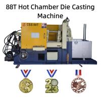 China 88T High-Productivity Hot Chamber Die Casting Machine for Multi-Cavity Mass Production of Zinc Alloy Lapel Pins for sale