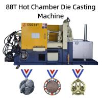 China 88T Versatile Hot Chamber Die Casting Machine for Custom Zinc Alloy Badge Flexible Production for sale