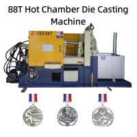 China 88T Hot Chamber Die Casting Machine for Multi-Size Zinc Alloy Race Medal Flexible Production for sale