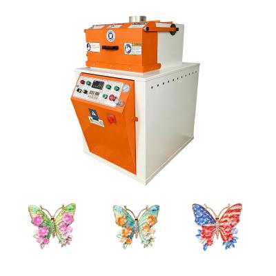 China Semi-Automatic Spinning Casting Equipment For Zinc Alloy & Magnesium-Zinc Alloy Butterfly Brooch Jewelry Production for sale