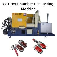China 88T Hot Chamber Die Casting Machine for Plating-Grade Zinc Alloy Key Fob Cover Manufacturing for sale