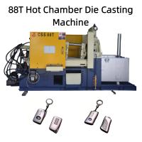 China 88T HPDC Hot Chamber Die Casting Machine for Multi-Cavity Mass Production of Zinc Alloy Remote Key Casings for sale