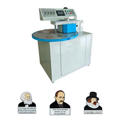 China Semi-Automatic Three-Head Centrifugal Casting Equipment for Christmas Tree Ornaments, Holiday Badges, Brooches, and Medals Zinc alloy Casting for sale