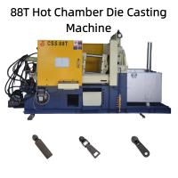 China 88T Hot Chamber Die Casting Machine for Plating-Grade Zinc Alloy Zipper Pull Manufacturing for sale