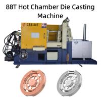 China 880kN Hot Chamber Die Casting Machine for Plating-Grade Zinc Alloy Ship Wheel Phone Holder Manufacturing for sale