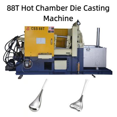 China 88T Hot Chamber Die Casting Machine for Plating-Grade Zinc Alloy Facial Massager Wand Manufacturing for sale