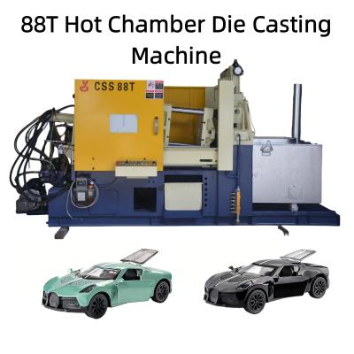 China 88T Hot Chamber Die Casting Machine For High-Fidelity Zinc Alloy Realistic Car Miniature Production Equipments for sale