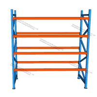 China High Density Double Deep Pallet Racking Warehouse Storage Custom Sizes for sale