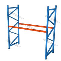 China High Density Double Deep Pallet Racking Warehouse Storage Custom Sizes for sale