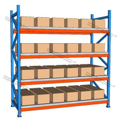 China 5 Tons 5000 KG Shelves Carton Box Heavy Duty Racking Customized Color for sale