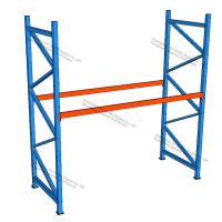 China Heavy Duty Pallet Racking 500-800kg Capacity for Light Bulk Storage for sale