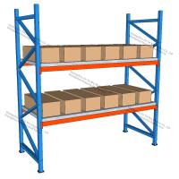 China Pallet Blue Adjustable Metal Shelves Warehouse Heavy Duty for sale