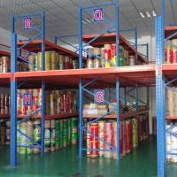 China 4.5 Ton Mezzanine Floor Storage Multi Tier Factory Warehouse Rack Customizable Cold Rolled Steel for sale