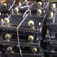 China 0.6T Pallet Storage Cage ODM Metal Roll Cage with Wheels for Logistics for sale
