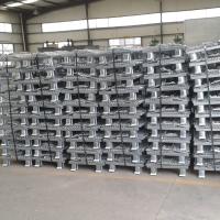 China 0.6T Pallet Storage Cage ODM Metal Roll Cage with Wheels for Logistics for sale