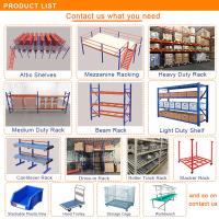 China 6000kg Light Duty Storage Rack Beam ODM for sale