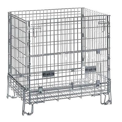 China 600kg Warehouse Storage Cage with Wheels for Supermarket ODM Custom for sale