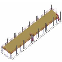 China 3000kg  SGS Adjustable Warehouse Mezzanine for sale