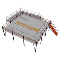 China 3000kg  SGS Adjustable Warehouse Mezzanine for sale