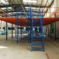China SGS Steel Beam Mezzanine Rack 4500kg Custom Steel Mezzanine Floor Construction for sale