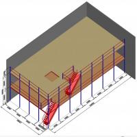 China 2 Layers Mezzanine Storage Solutions For Motorcycle for sale