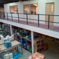 China 5000kg Capacity Steel Mezzanine Platform Prefab Storage for Warehouse Shop for sale