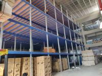 China Multilayer Steel Mezzanine Floor Storage Rack 2-3 Floors 100-500kg Capacity Custom Size for sale
