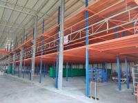 China Multilayer Steel Mezzanine Floor Storage Rack 2-3 Floors 100-500kg Capacity Custom Size for sale
