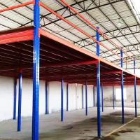 China ISO9001 CE Steel Mezzanine Racking System 2.5T Capacity Multi-Tier Warehouse Storage for Furniture for sale