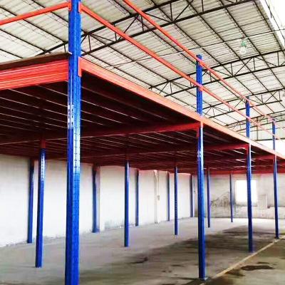 China ISO9001 CE Steel Mezzanine Racking System 2.5T Capacity Multi-Tier Warehouse Storage for Furniture for sale