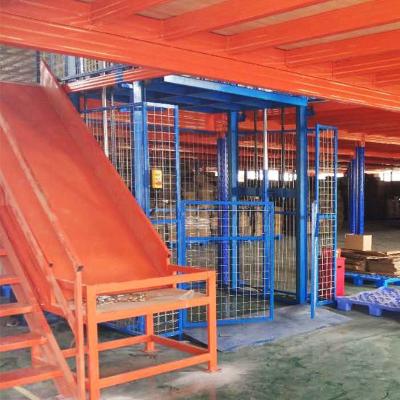 China Multi Tier Steel Mezzanine Floor Rack 8 Tons Capacity Heavy Duty Storage Platform for sale