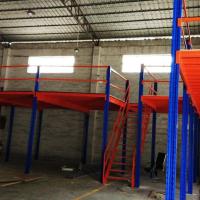 China Heavy Duty Mezzanine Storage Rack System 300-2000kg Capacity Customizable for sale