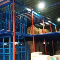 China Q235B Heavy Duty Industrial Mezzanine Steel Platform 300-2000kg Capacity Custom Size for sale