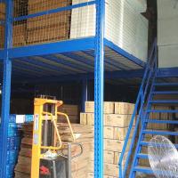 China Q235B Heavy Duty Industrial Mezzanine Steel Platform 300-2000kg Capacity Custom Size for sale