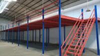China Q235B Heavy Duty Industrial Mezzanine Steel Platform 300-2000kg Capacity Custom Size for sale