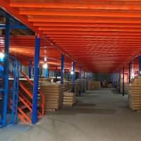 China 8 Ton Industrial Steel Mezzanine Platform Storage Loft Racking Customizable for sale