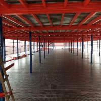 China Multi Level Storage Mezzanine Rack 12000mm Mezzanine Flooring Systems 100-2000kg Capacity for sale