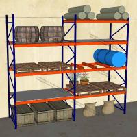 China 4 Tier CE Factory Pallet Racking 3T Commercial Shelving Units Industrial Storage for sale