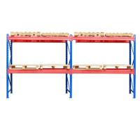 China OEM Gravity Flow Pallet Racking 8000 kg Capacity 2 Tier Steel Storage System for sale