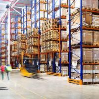 China OEM Gravity Flow Pallet Racking 8000 kg Capacity 2 Tier Steel Storage System for sale